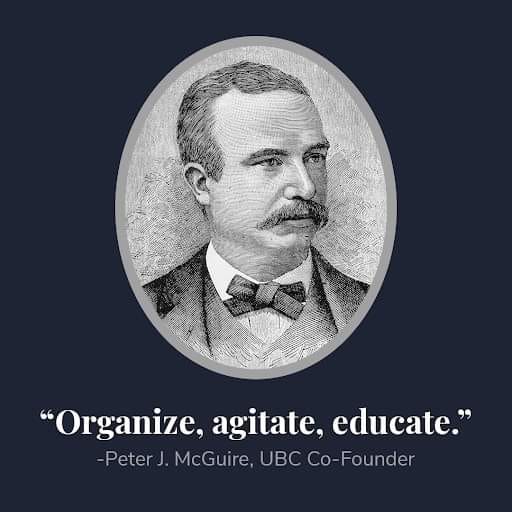 Peter J McGuire - Labor Day, Group & Scholarship - Biography